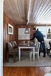 Hytte i Trysil: Fra gulnet furu til moderne farger - Hytte